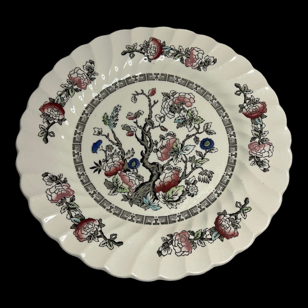 4 Myott Fine Staffordshire Ware 10 Plates Indian Tree - Etsy
