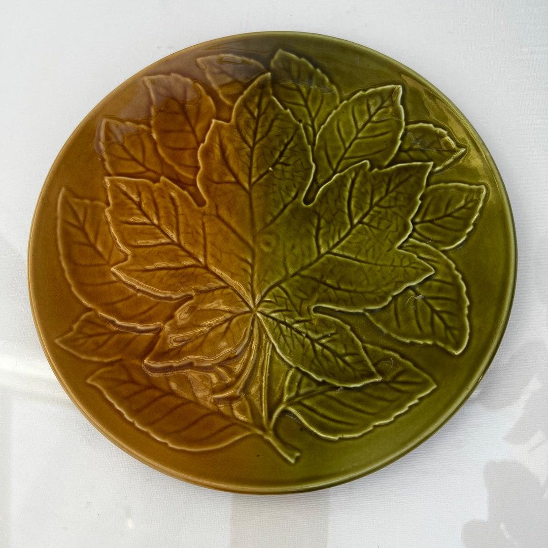 Royal Winton Leaf Ware With Golden Green Maple Leaf Design Serving ...
