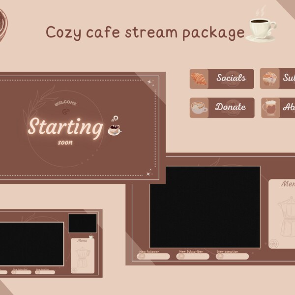 Coffee Stream Overlay - Etsy