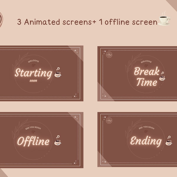 Twitch Brb Screen - Etsy