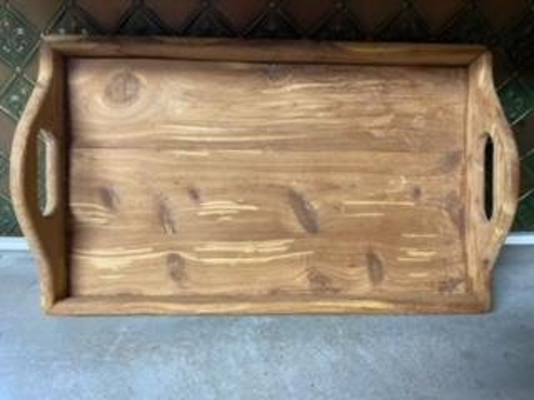 Handmade Cedar Serving Tray - Etsy