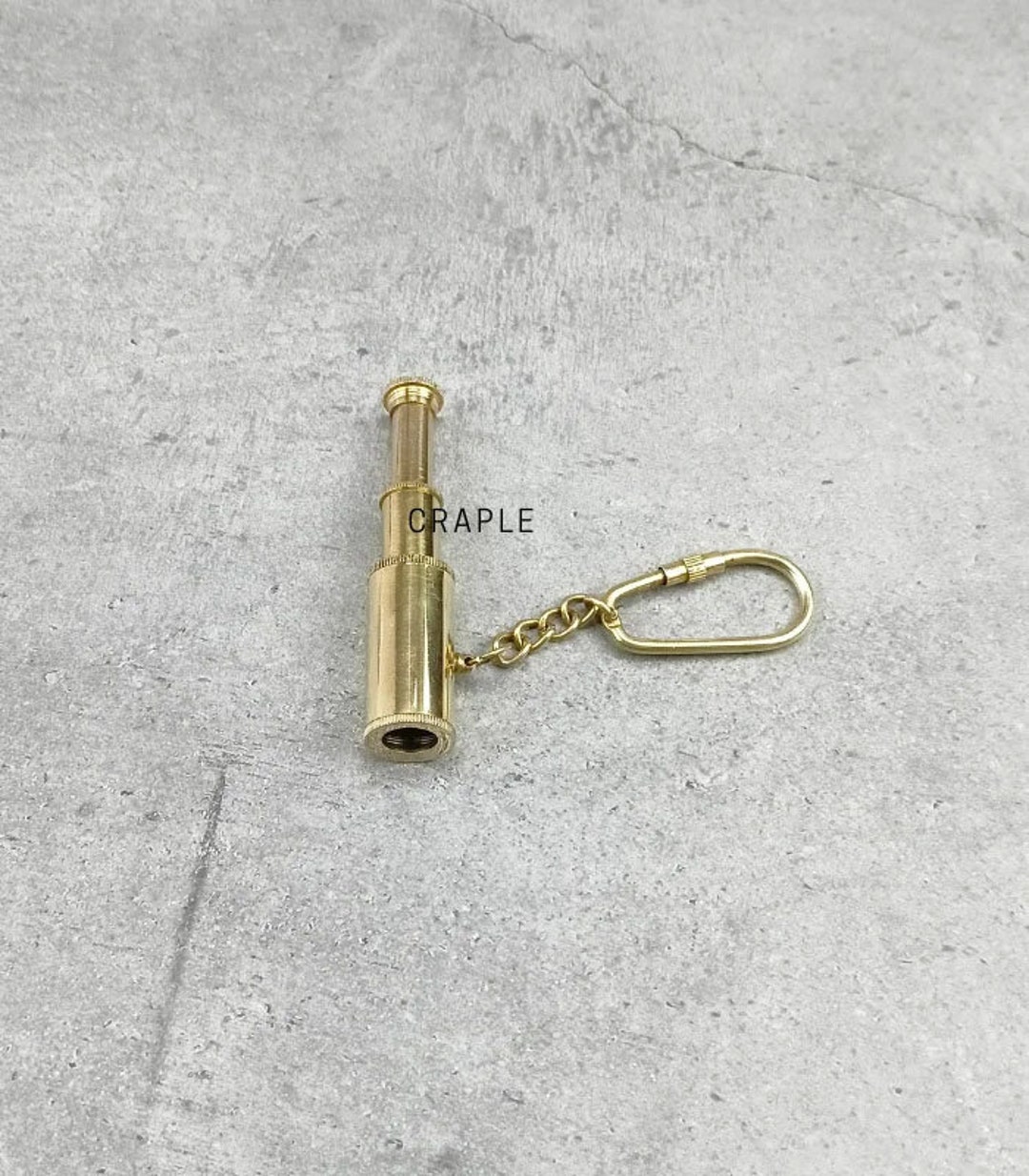 Telescope Keychain, Brass Made Detailed Handcrafted Unique Gift Item ...
