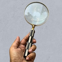 Beautiful Handmade Brass Magnifying Glass Handheld Magnifier for ...