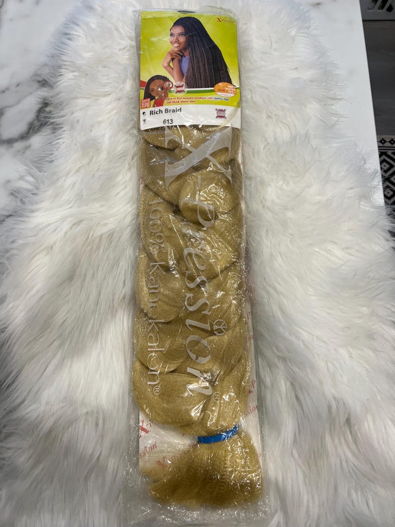 Rich Braid X-pression Colour 613 (blonde) - Etsy UK