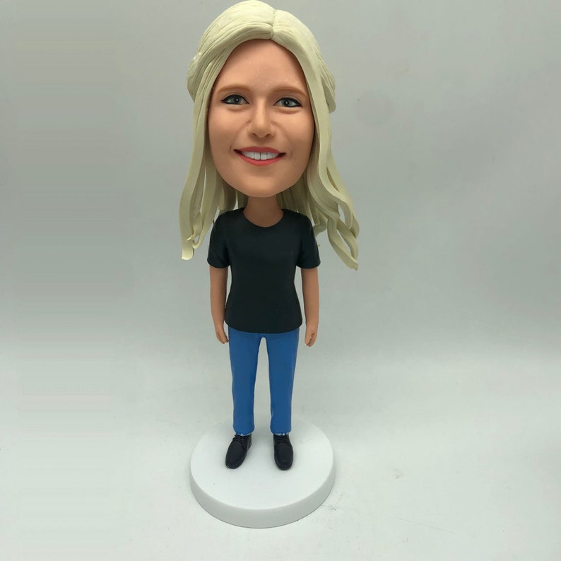 Custom Bobblehead Figurine, Personalized Clay Sculpture Gift, - Etsy UK