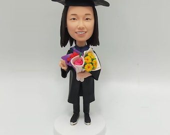 Custom Student Bobblehead, Personalized Graduation Bobblehead , 3D ...