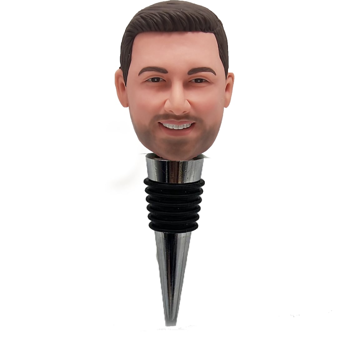 Custom Wine Stopper Bobblehead as Wedding Favors,personalized Wine ...