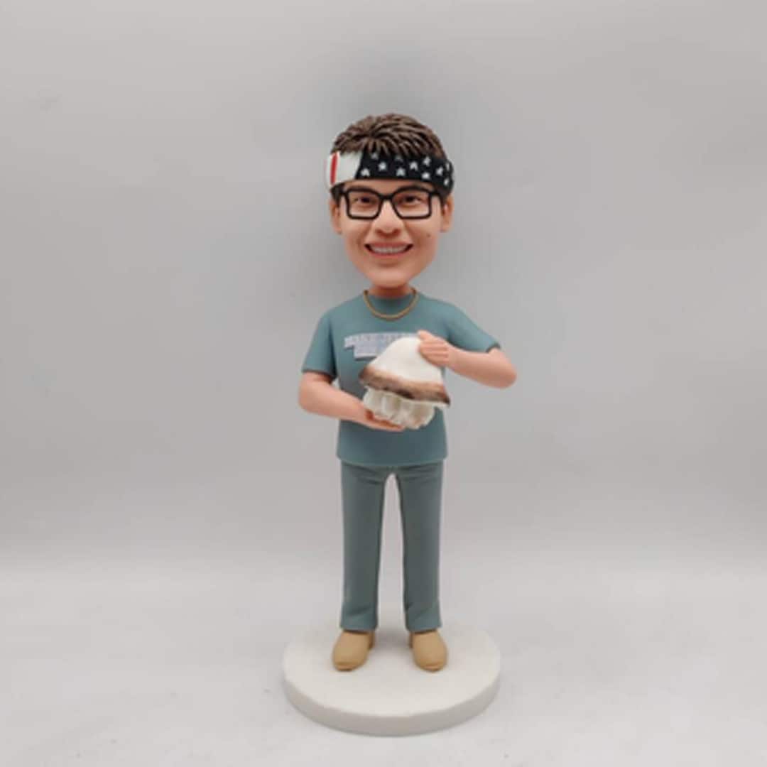 Custom Soft Clay Portrait Doll,handmade Polymer Clay Figurine ...