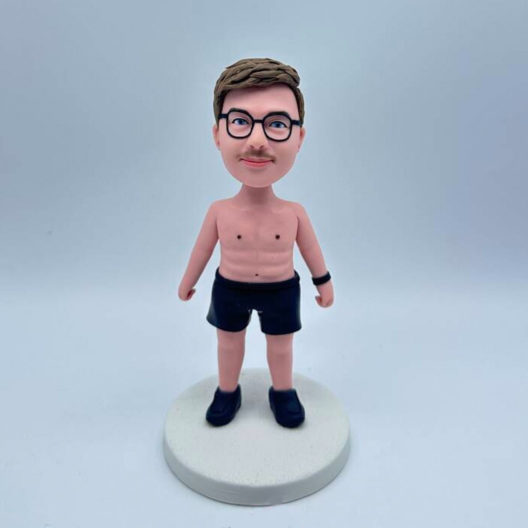 Personalized Bobble Head Doll, Custom Father 3D Statue, Gifts for ...