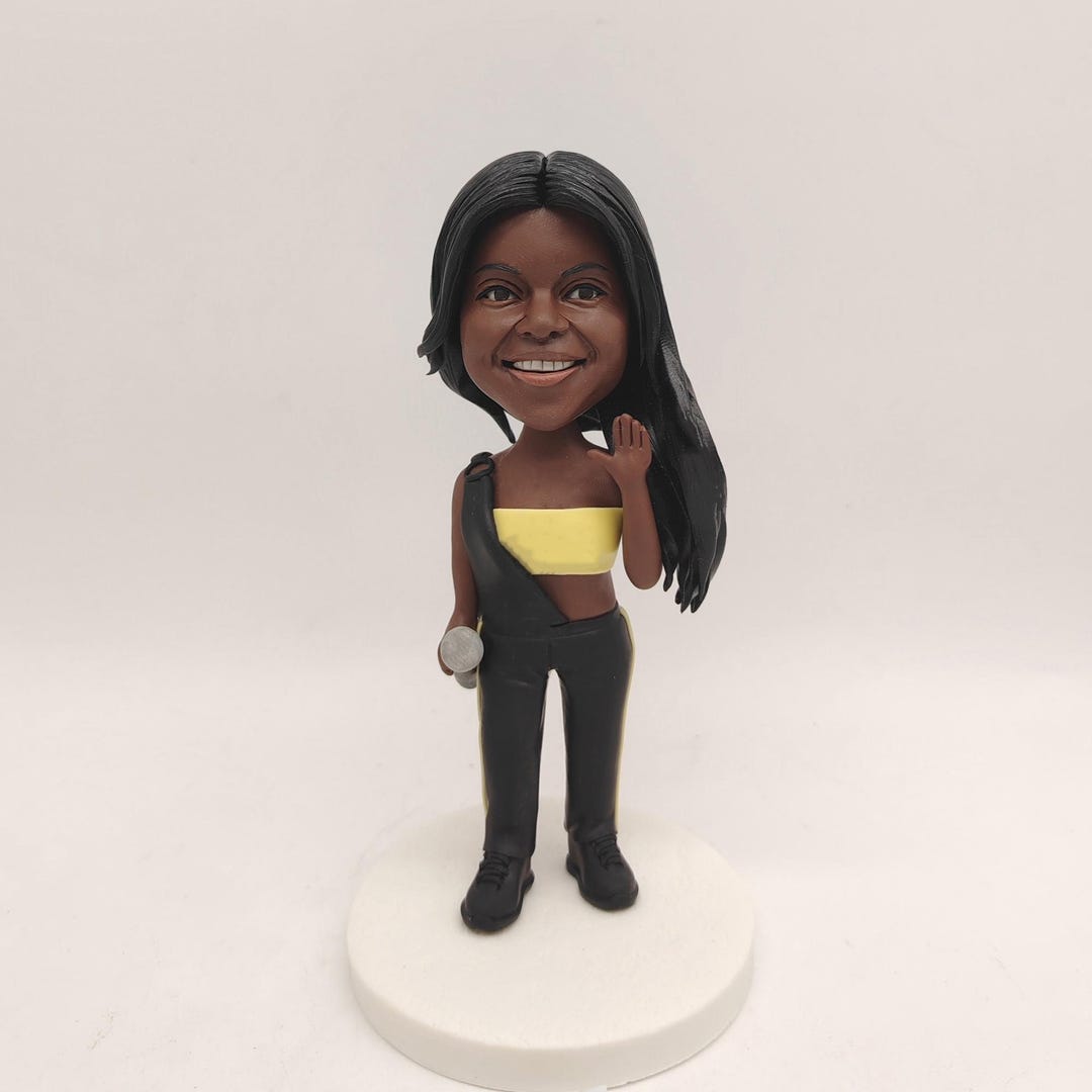 Custom Handmade Polymer Clay Bobblehead, Personalized Action Figure, - Etsy