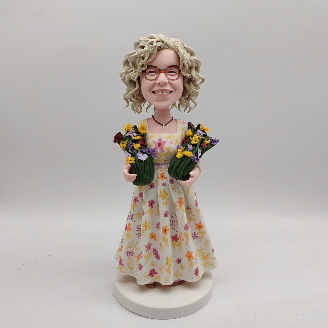 Handcrafted Memory Doll - Custom Polymer Clay Figurine From Your ...