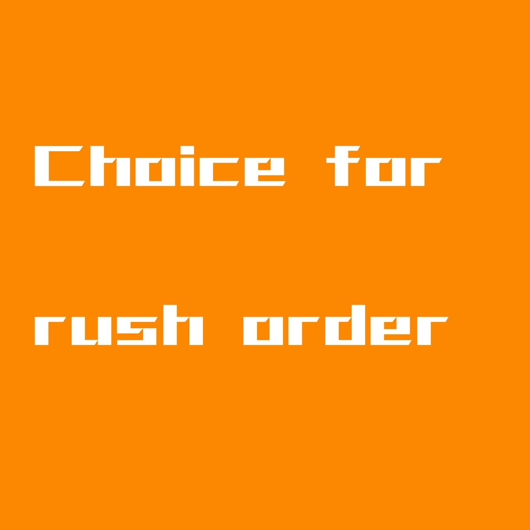 Rush Order , Upgrade Normal Order Into Fast Order,fast Shipping - Etsy ...