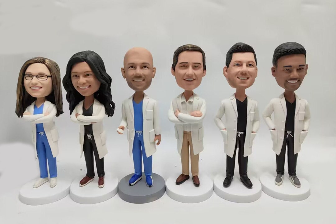 Custom Doctor Bobblehead, Personalized Gift, Team Gifts, - Etsy