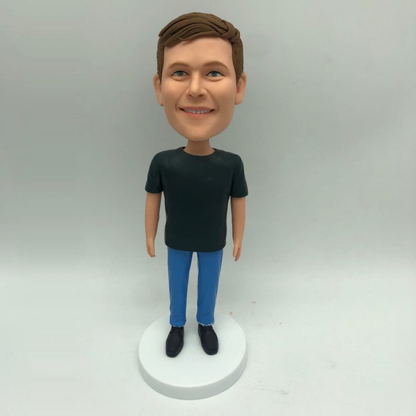 Personalized Bobble Head Boy - Etsy