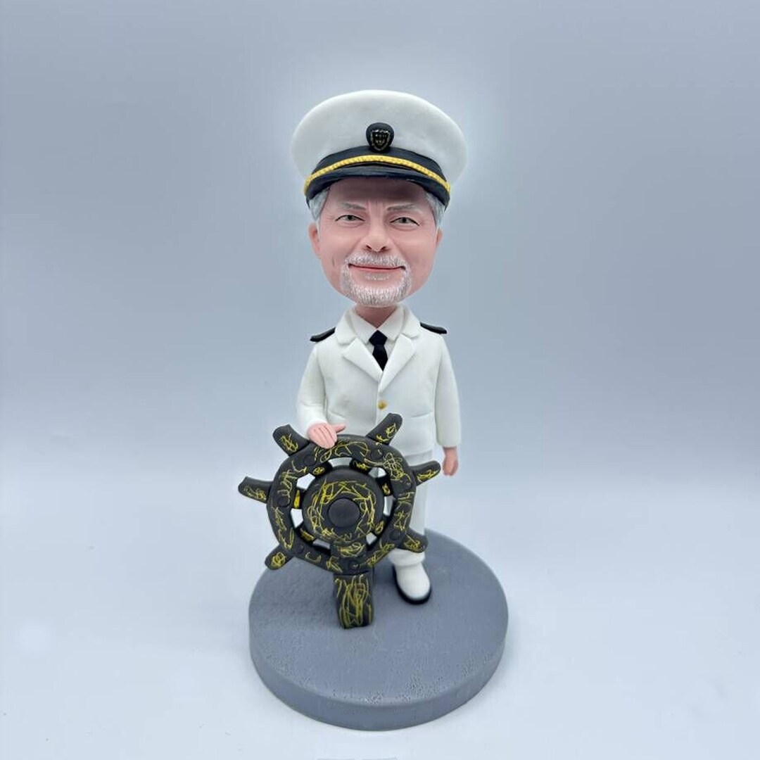 Custom Bobbleheads: Captain | Fully Customizable Bobbleheads as Gift ...