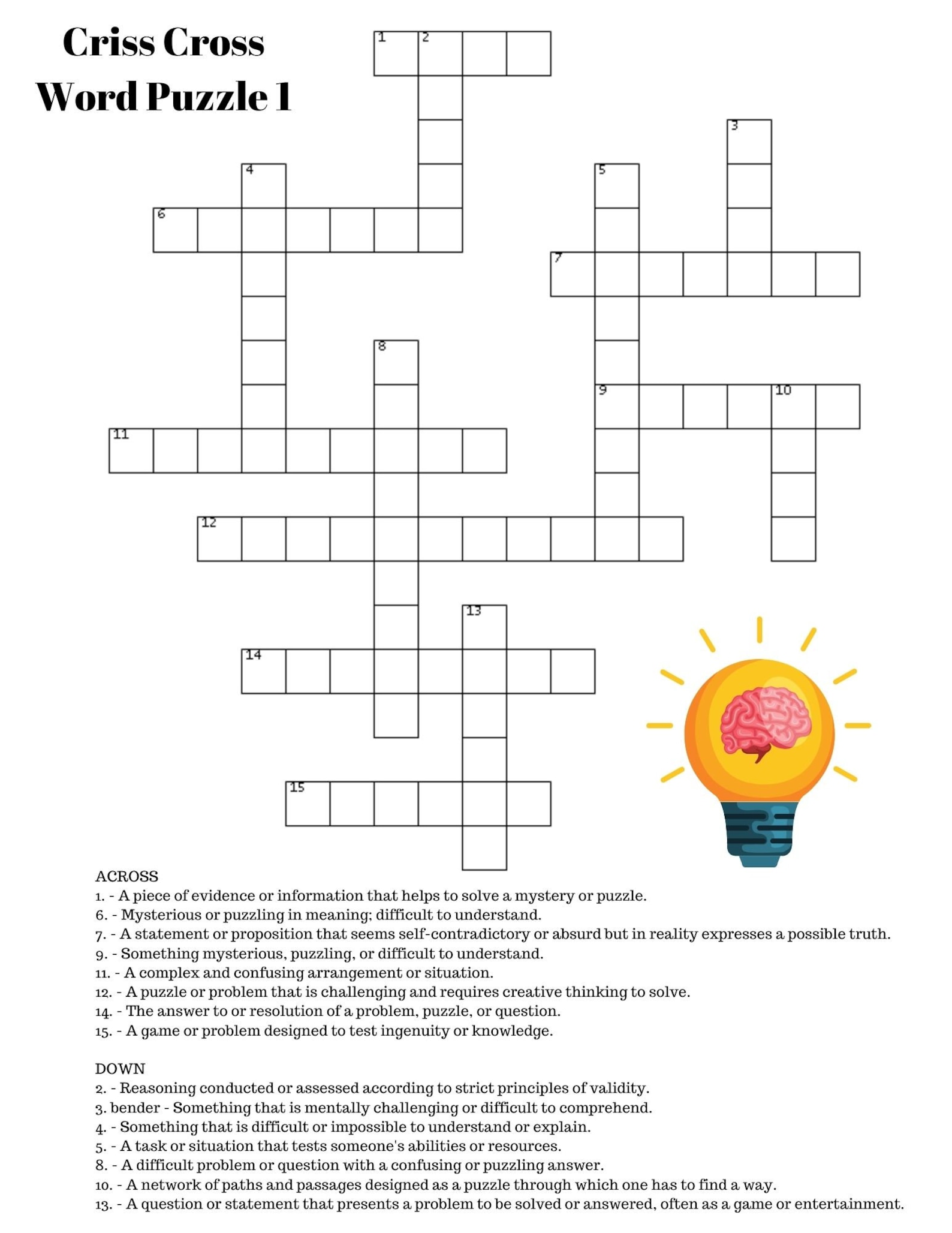 Ultimate Variety Pack Brain Teasers: Word Search, Mazes, Crossword ...