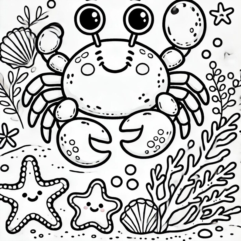 Underwater Adventures Coloring Book for Kids | Fun & Whimsical Sea ...