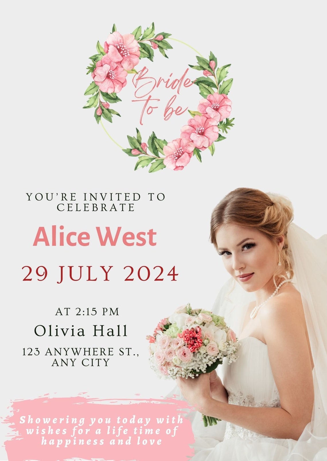 Bridal Shower Bundle: Editable Digital Downloads of Multiple ...