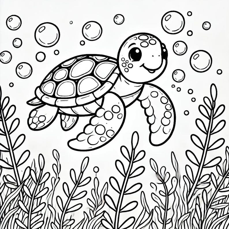 Underwater Adventures Coloring Book for Kids | Fun & Whimsical Sea ...