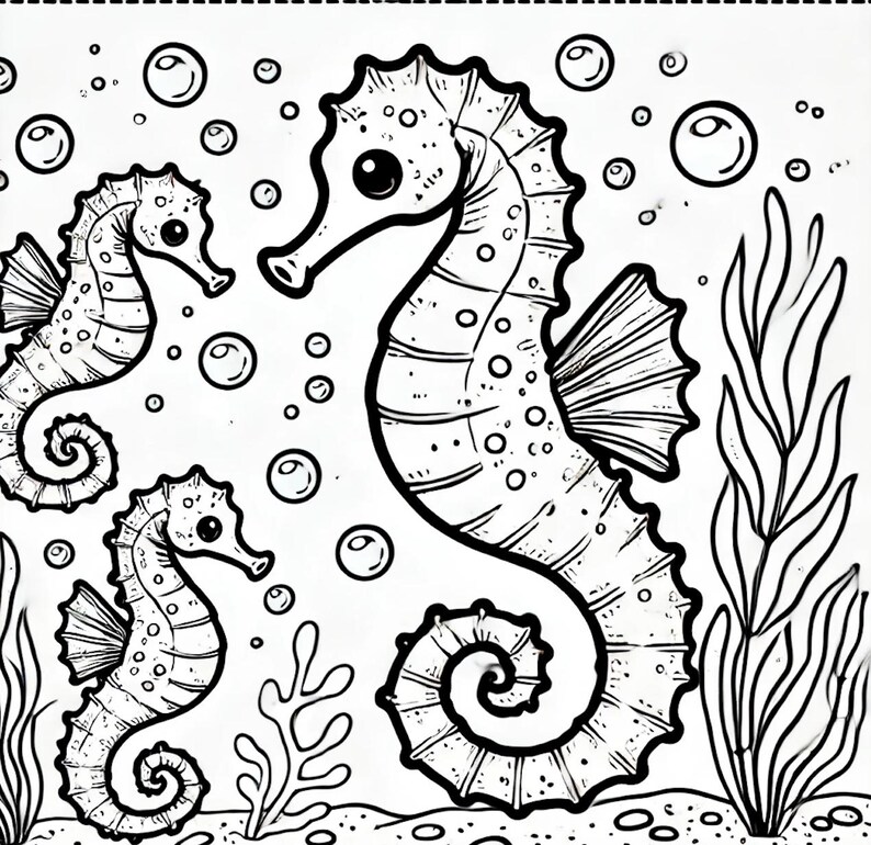 Underwater Adventures Coloring Book for Kids | Fun & Whimsical Sea ...
