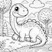 Coloring Book - Dinosaurs and Their World: Fun & Educational- for Kids ...