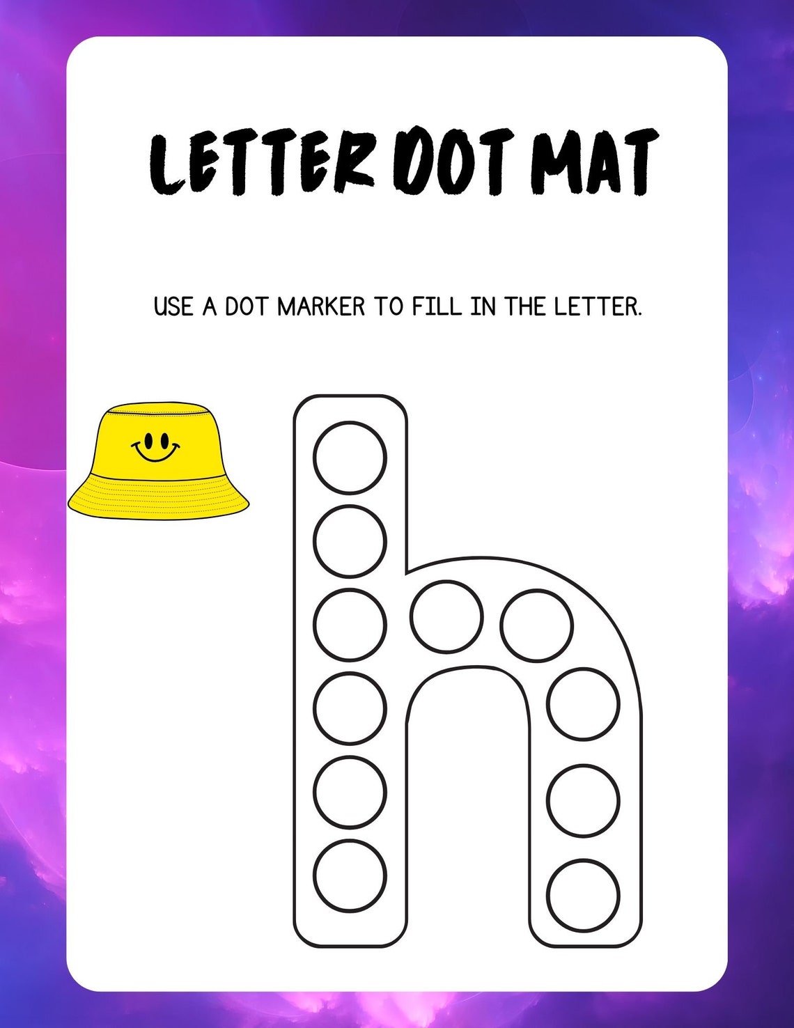 Preschool Worksheets Engage and Educate: Lowercase Alphabet Letter Dot ...