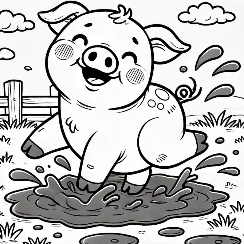 Farmer’s Friends Coloring Book for Kids | Fun Farm Animals and Machines ...