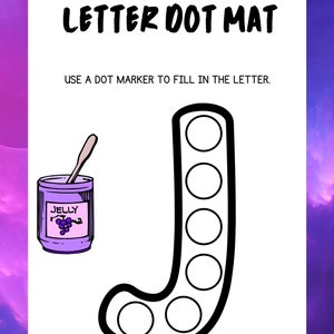 Preschool Letter Dot Mat Upper Case - Interactive Learning Made Fun ...