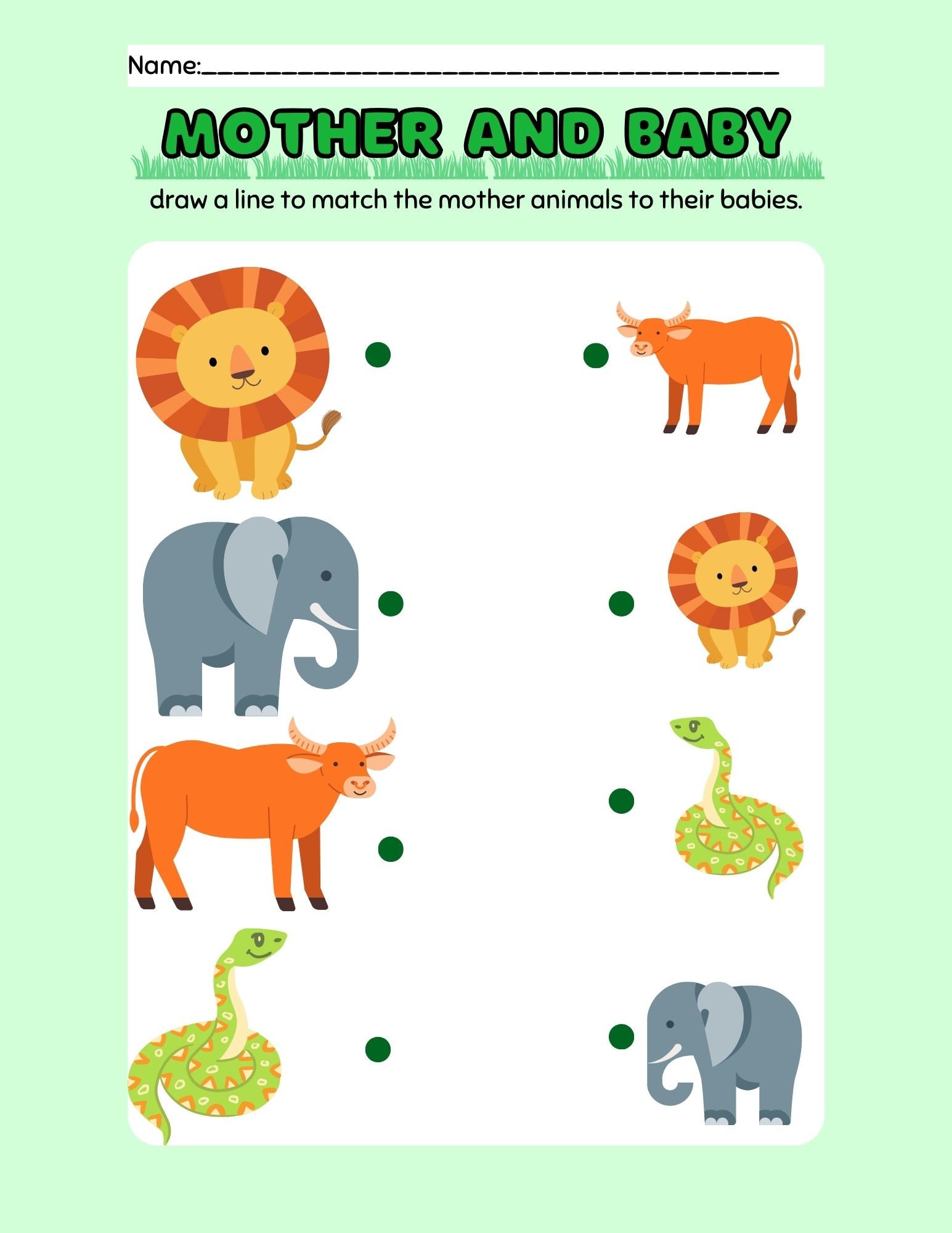 Preschool Worksheets, Identifying and Counting Animals (printable) - Etsy