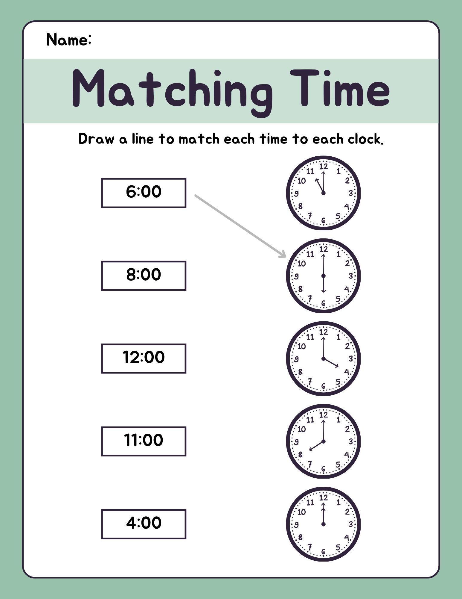 Comprehensive Telling Time Worksheets – Master Clock Reading Skills - Etsy