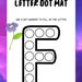 Preschool Letter Dot Mat Upper Case Interactive Learning Made Fun ...