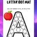 Preschool Letter Dot Mat Upper Case - Interactive Learning Made Fun ...