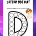 Preschool Letter Dot Mat Upper Case - Interactive Learning Made Fun ...