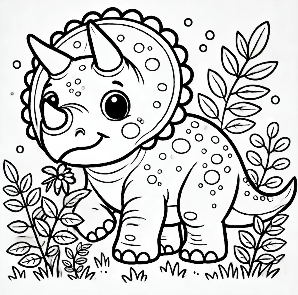 Coloring Book - Dinosaurs and Their World: Fun & Educational- for Kids ...