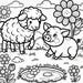 Farmer’s Friends Coloring Book for Kids | Fun Farm Animals and Machines ...