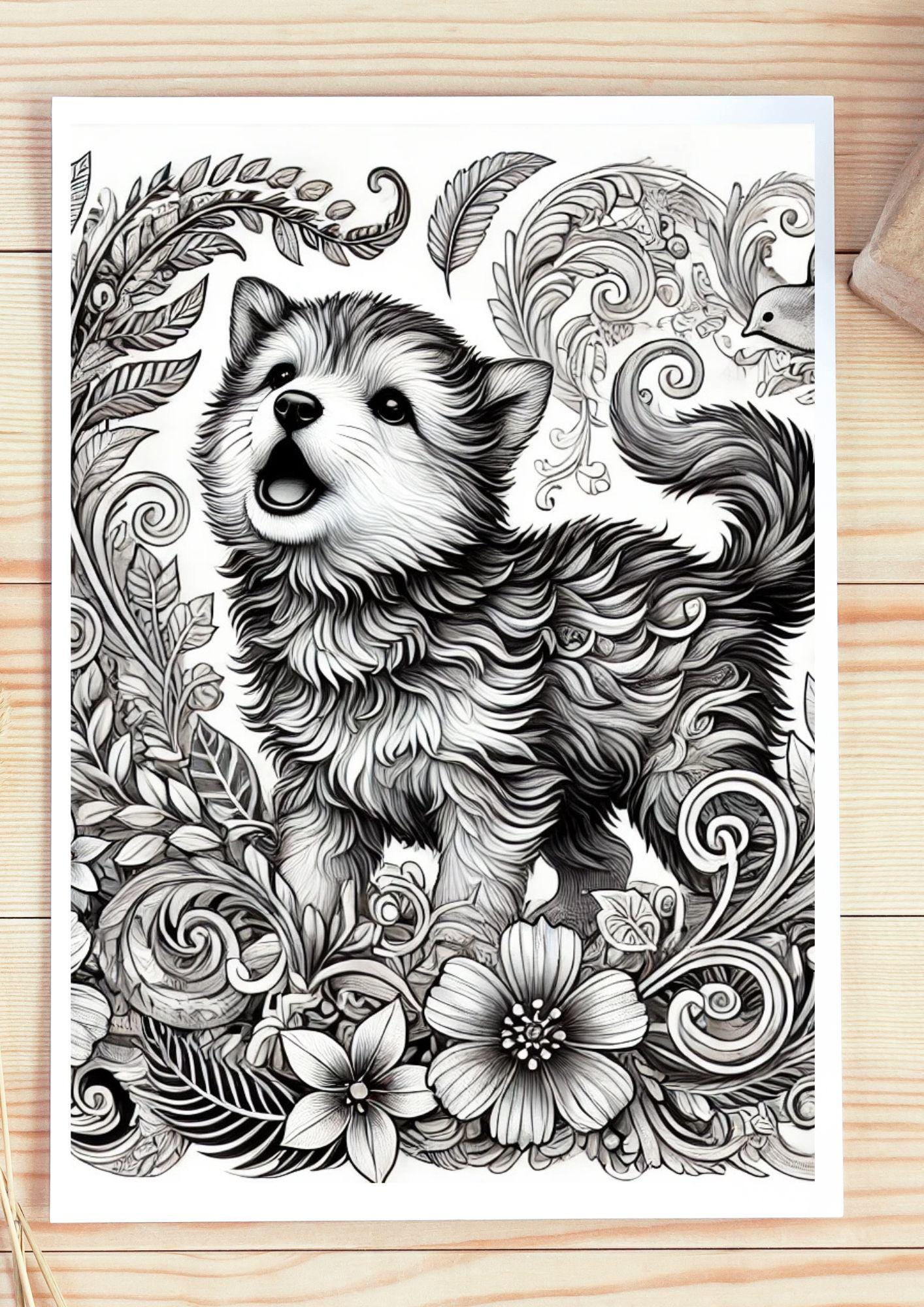 Intricate Adult Coloring Book - Digital Download - Baby Animals - Etsy