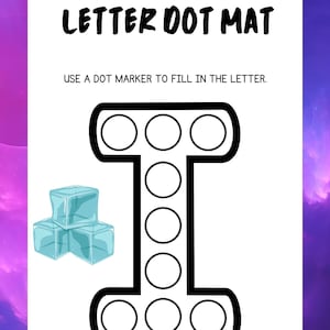 Preschool Letter Dot Mat Upper Case - Interactive Learning Made Fun ...