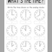 Comprehensive Telling Time Worksheets – Master Clock Reading Skills - Etsy