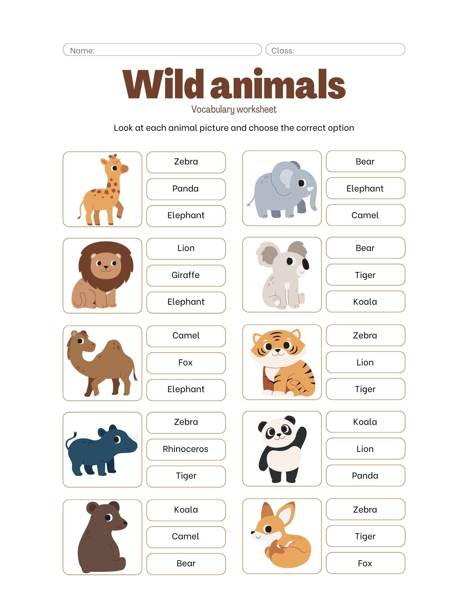 Preschool Worksheets, Identifying and Counting Animals (printable) - Etsy