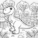 Coloring Book - Dinosaurs and Their World: Fun & Educational- for Kids ...