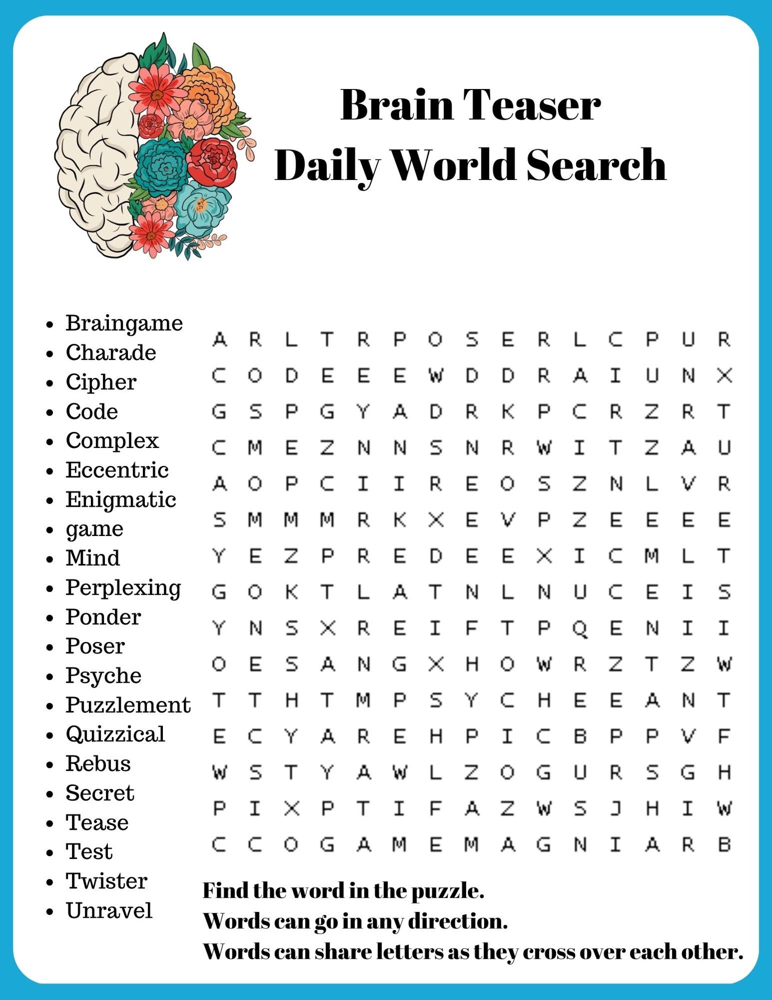 Ultimate Variety Pack Brain Teasers: Word Search, Mazes, Crossword ...