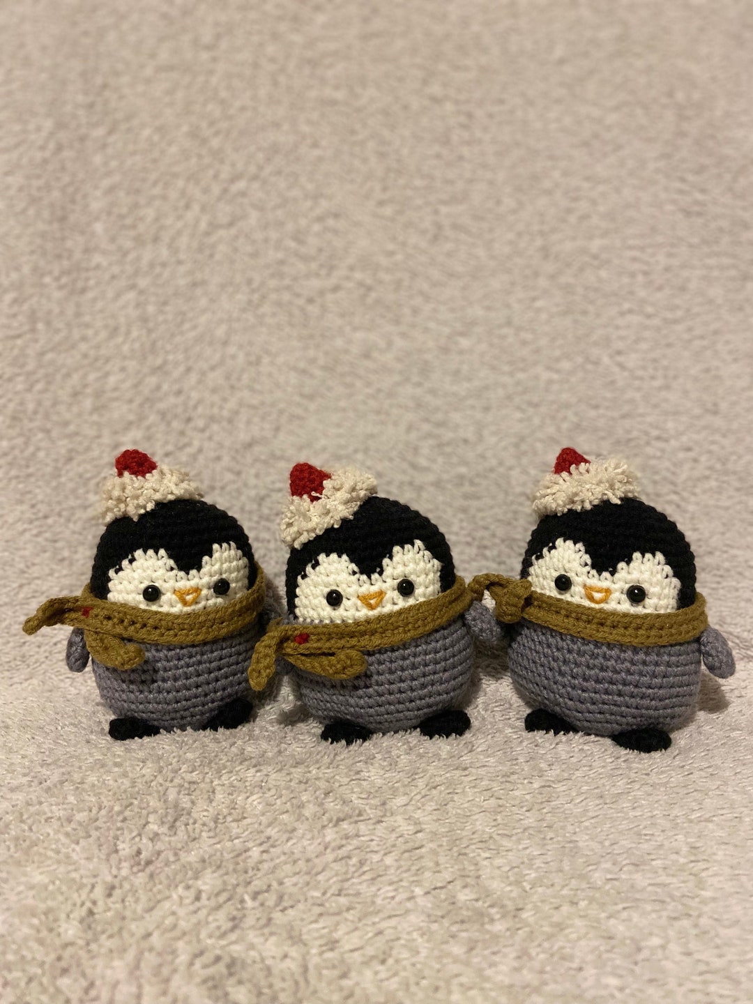 Mini Christmas Stuffed Penguin Plush, Penguin Baby Shower: HANDMADE ...