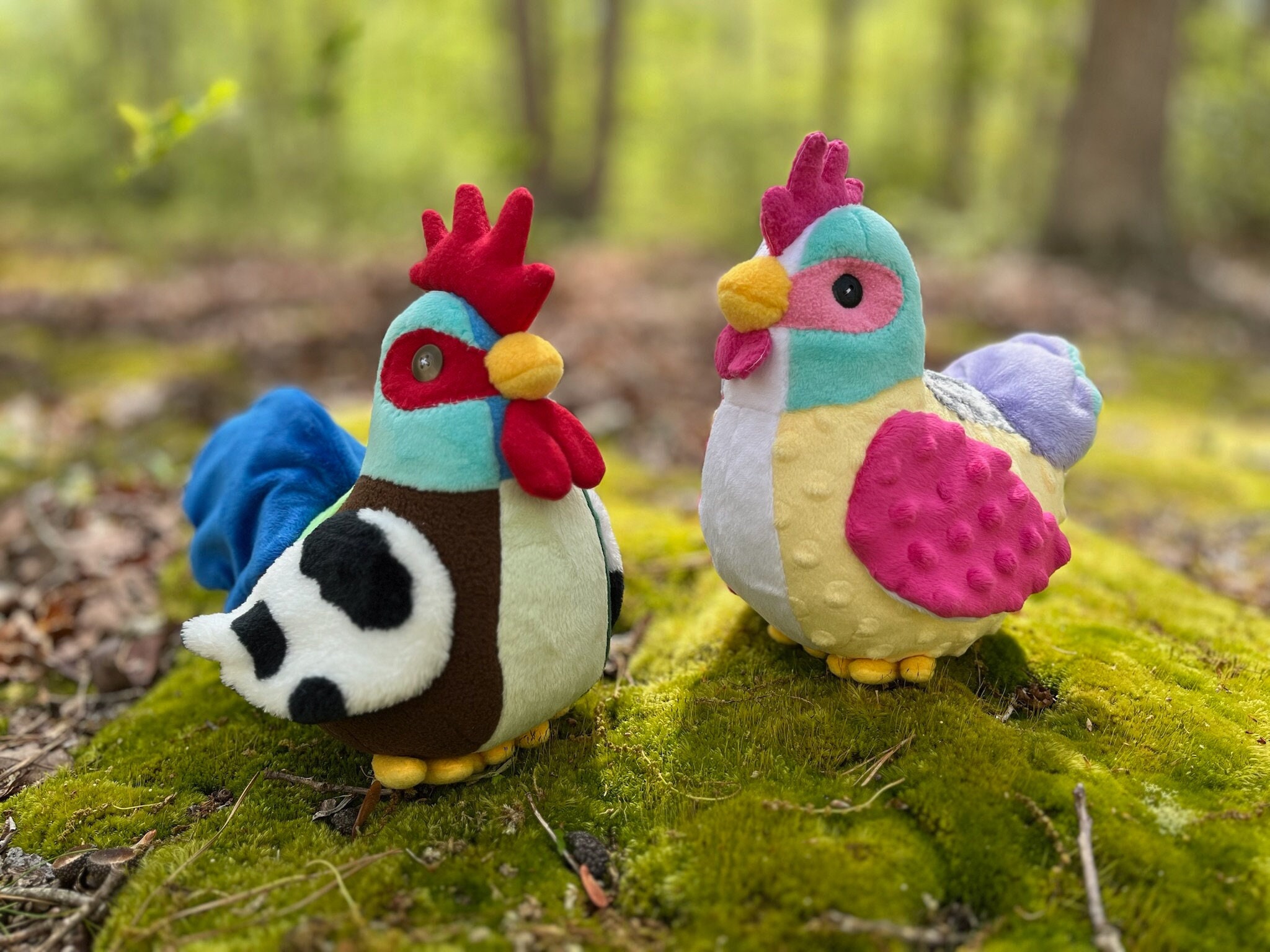 Patchwork Chicken - Etsy