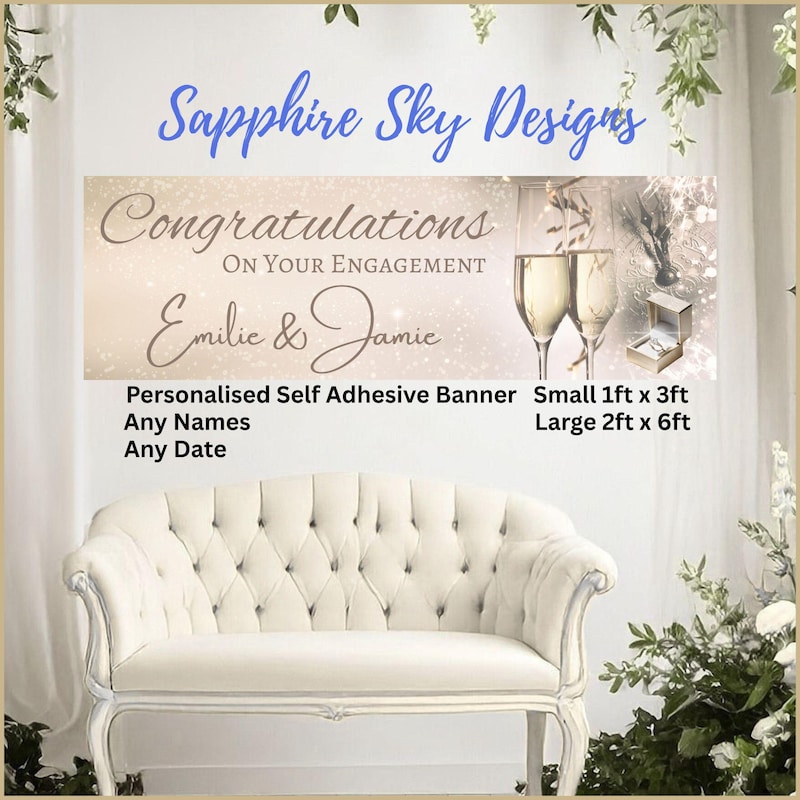 Engagement Banners - Etsy UK