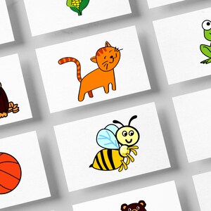 Flash Cards Printable 100 Common Objects | Flash Cards I Assessments ...