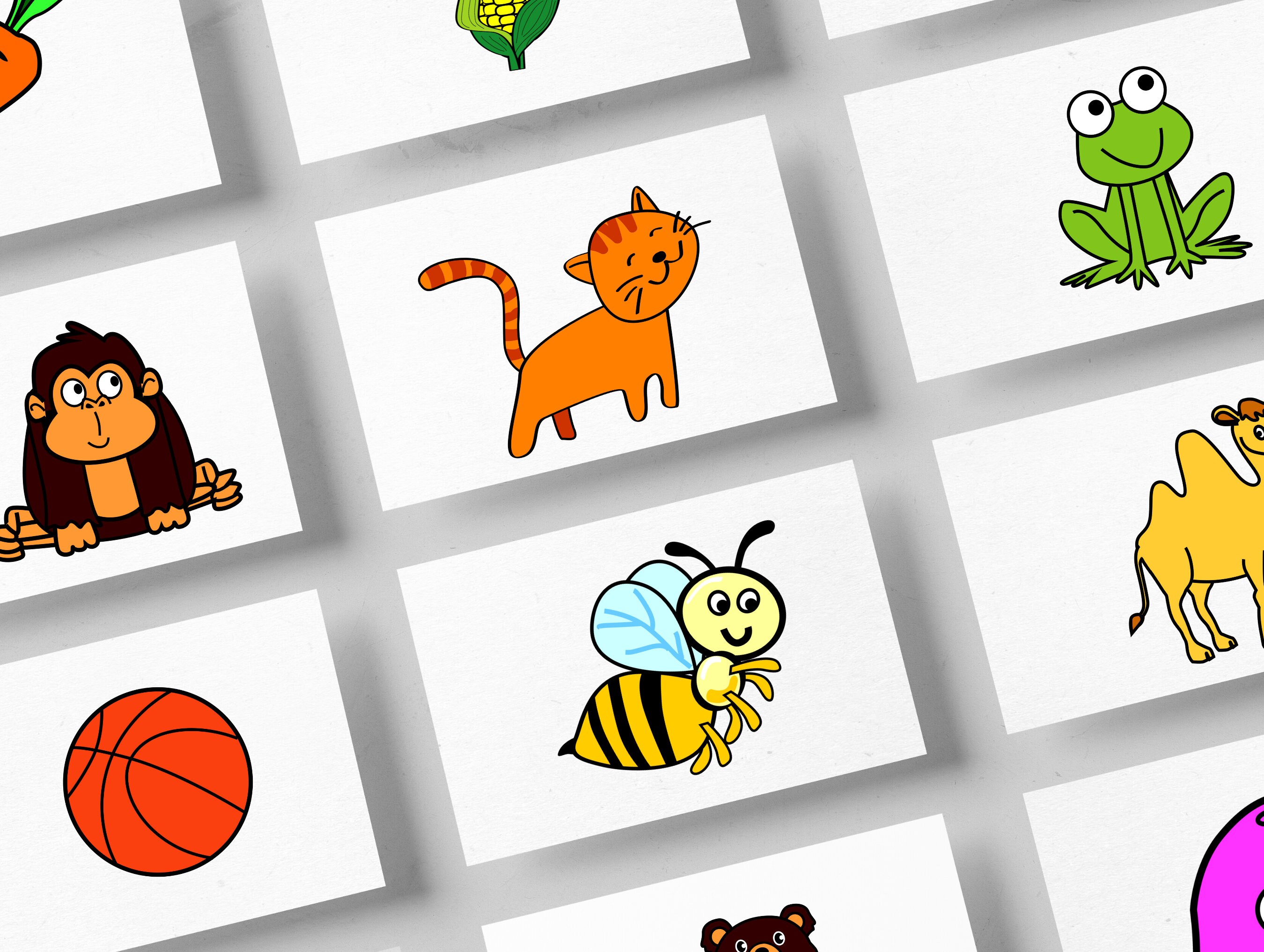 Flash Cards Printable 100 Common Objects | Flash Cards I Assessments ...