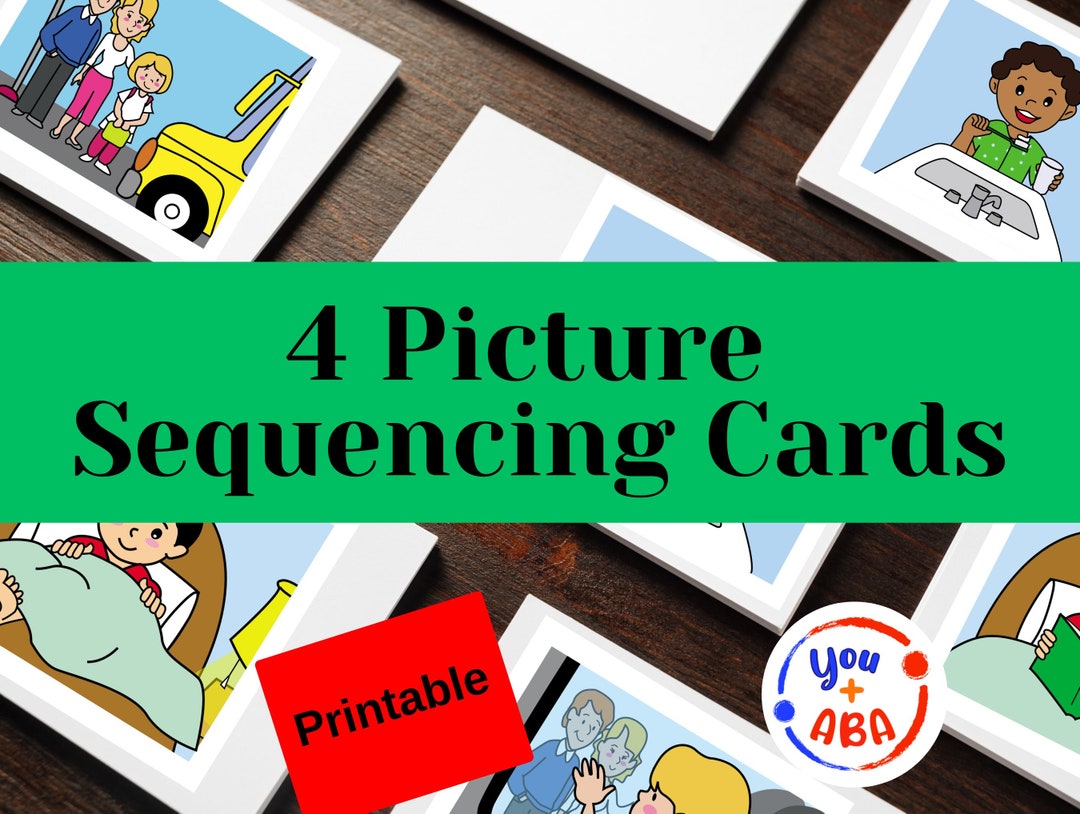 Sequencing Materials 4 Picture Sequencing Card | Flash Cards ...