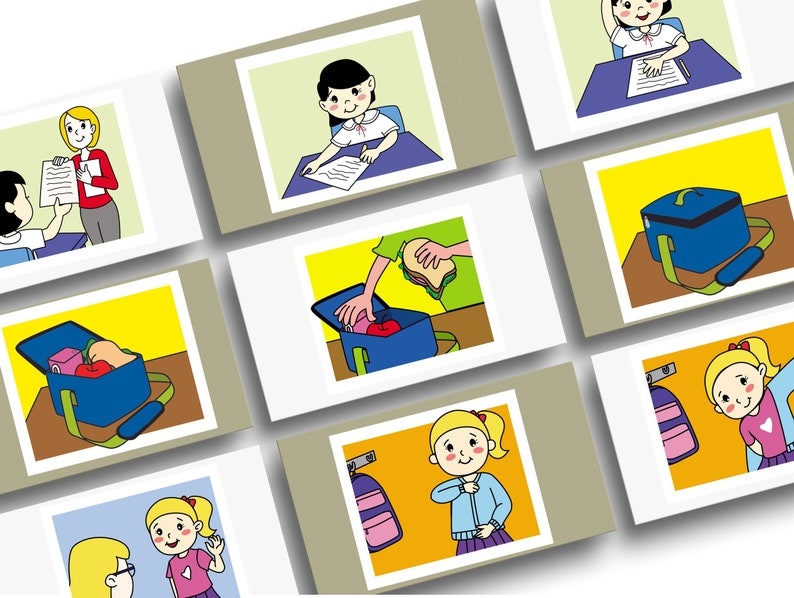 Sequencing Materials 4 Picture Sequencing Card | Flash Cards ...