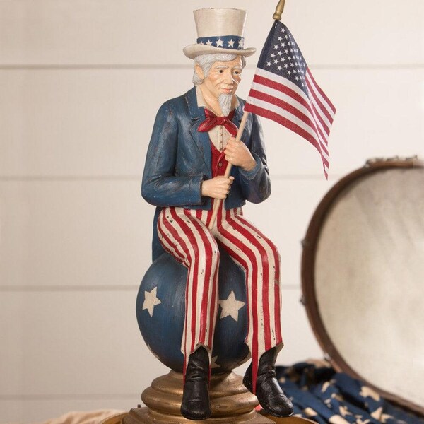 Uncle Sam Figurine - Etsy