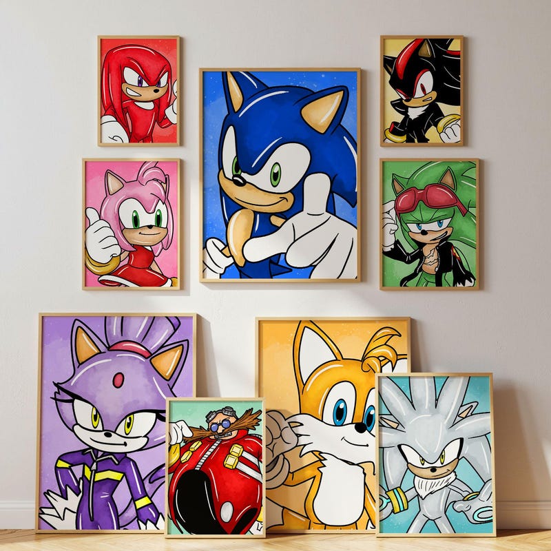 Sonic the Hedgehog 4 Movie Posters - Etsy